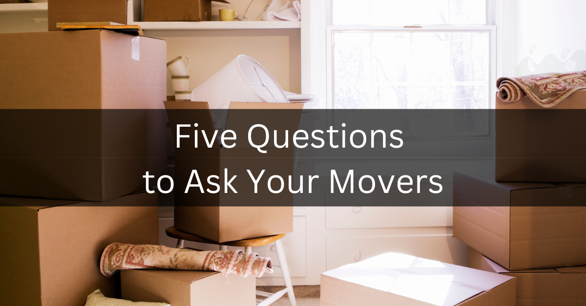 Five Questions to Ask Your Moving Company - North Bay Moving & Storage